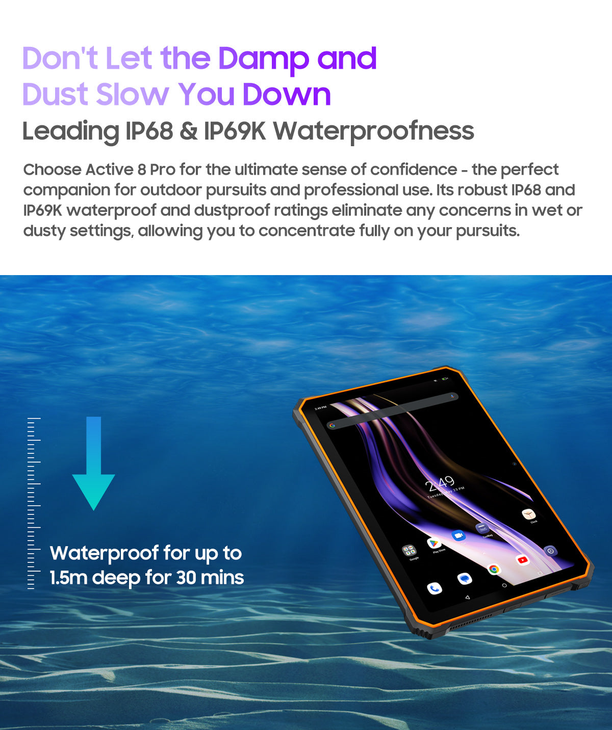 Active 8 Pro 22000mAh Rugged Tablet - Blackview Global Store – Blackview Official Store